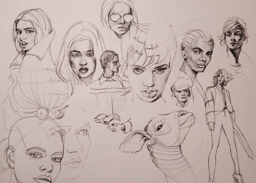 Illustration practices – TIVASDESIGN