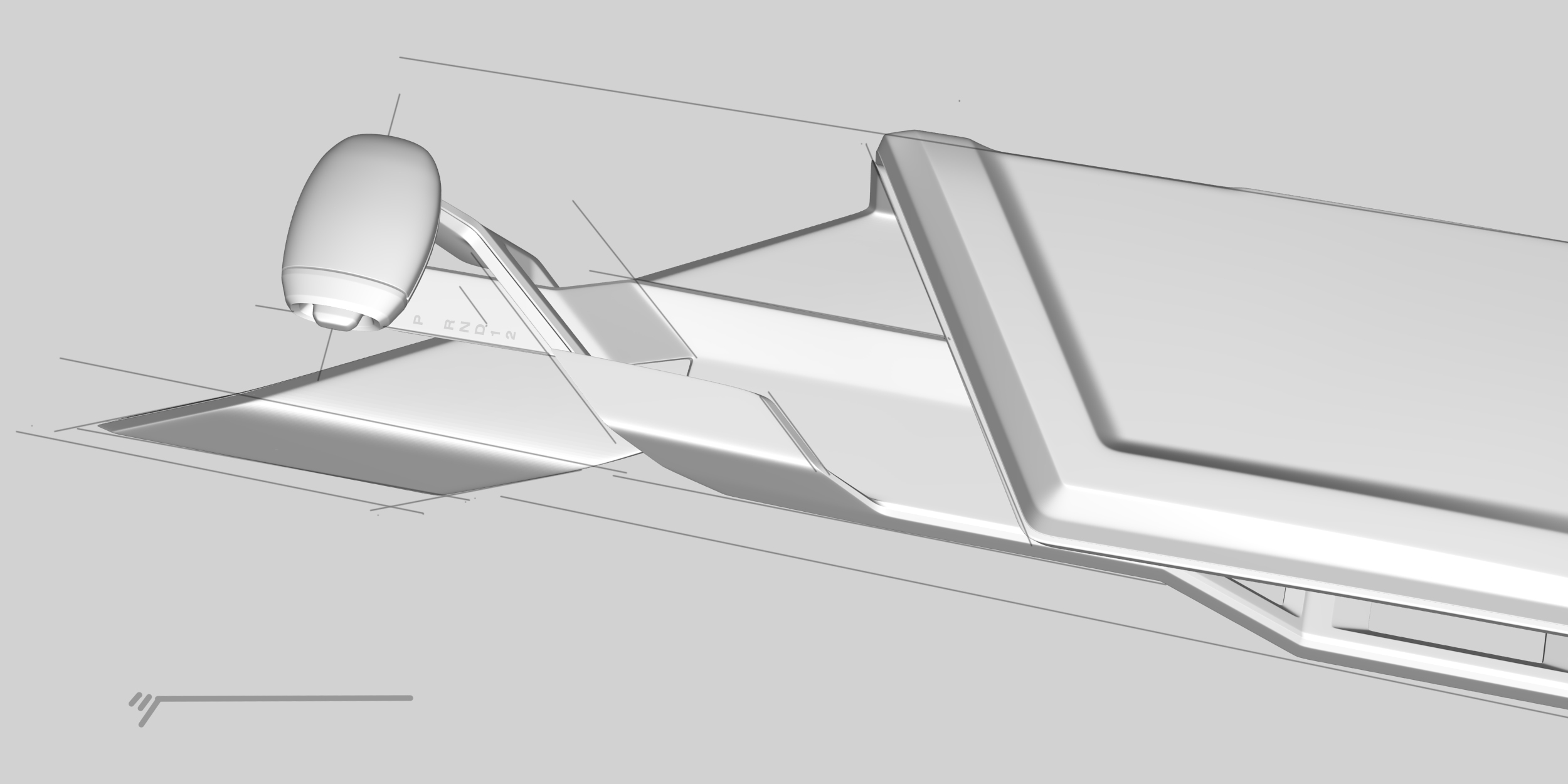 Detail Design: gear lever 3D study – TIVASDESIGN